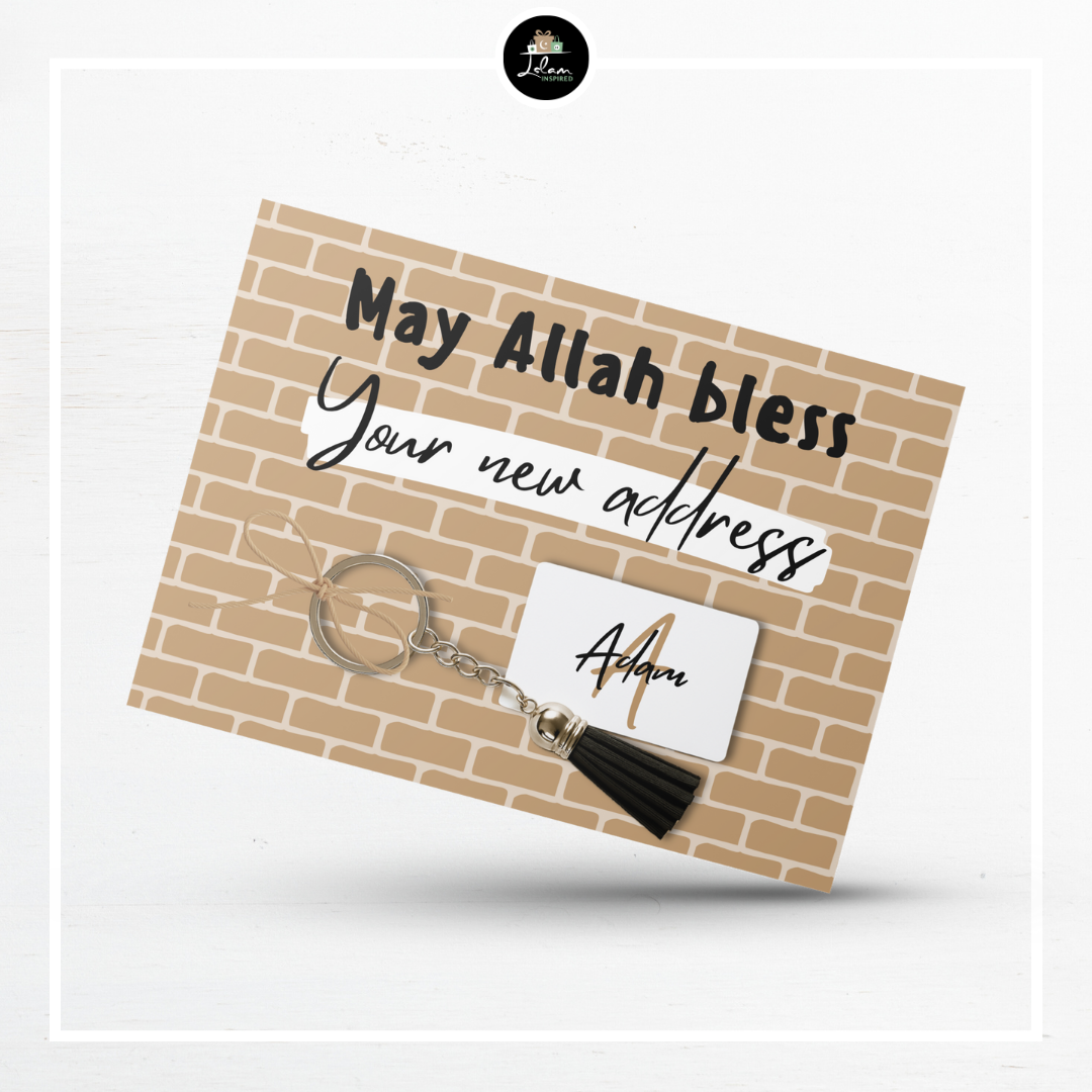 Keycard 'May Allah bless your new address' – Islam Inspired