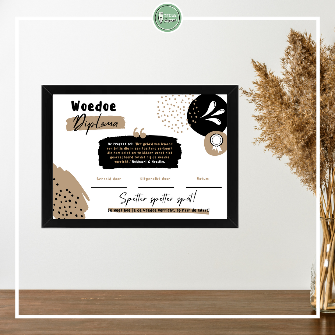 Woedoe diploma – Islam Inspired